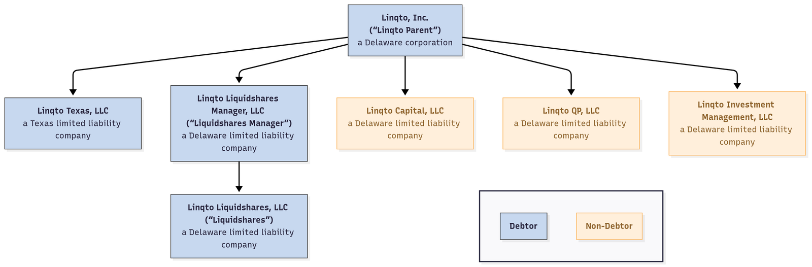 Case Summary: Linqto Chapter 11